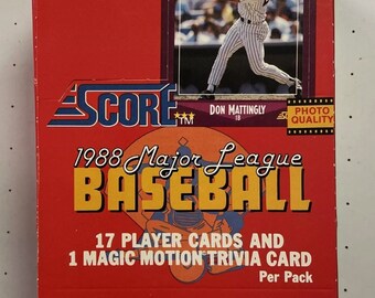 1988 Score Baseball | Etsy