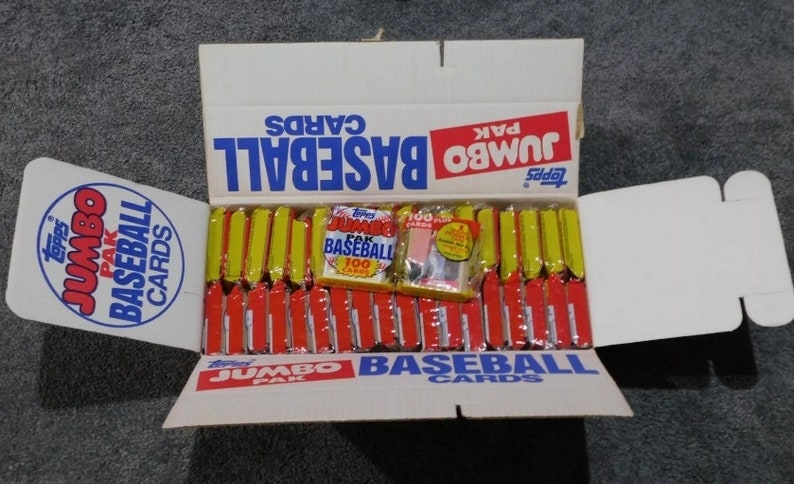 1987 Topps Jumbo Pak Baseball Card Pack Unopened Factory - Etsy