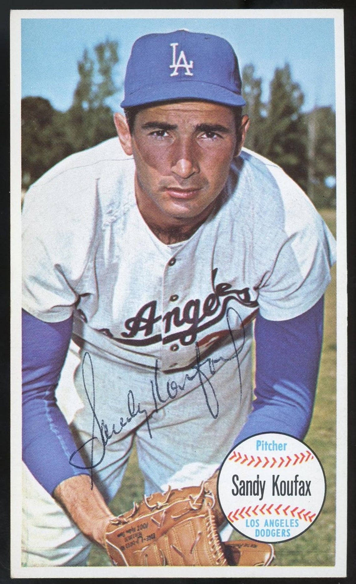 1964 Topps Sandy Koufax 3 Los Angeles Dodgers Autographed - Etsy