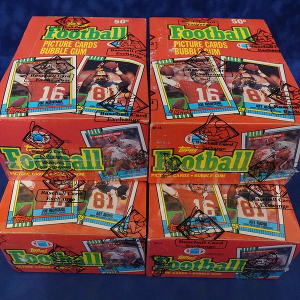 Football Card Wax Box - Etsy