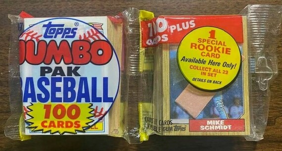 1987 Topps Jumbo Pak Baseball Card Pack Unopened Factory - Etsy