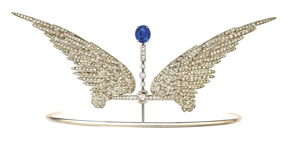 Victorian American Diamond Wings Tiaras 6.520ct Diamond | Etsy