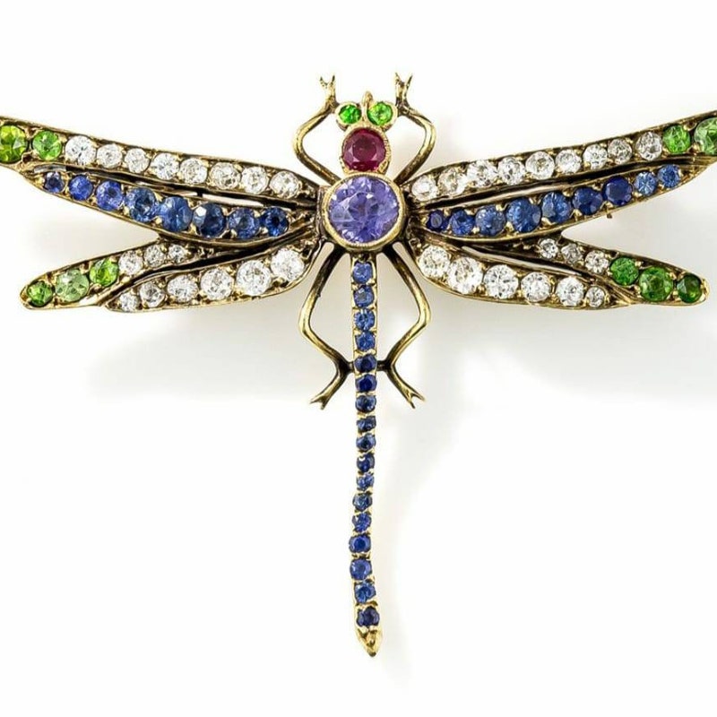 Dragonfly Brooch - Etsy