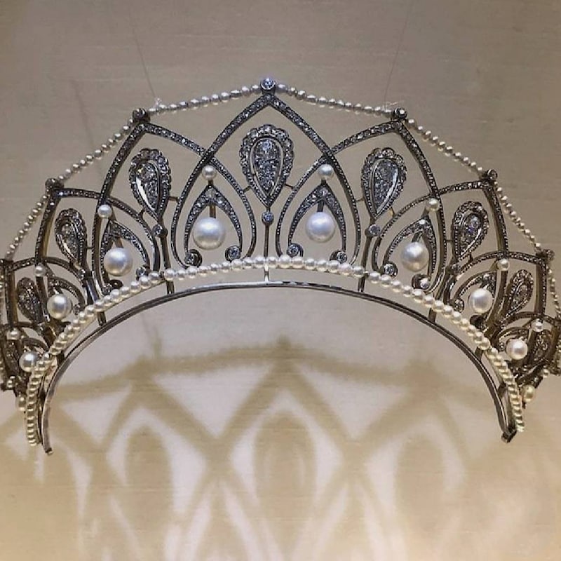 Diamond and Pearl Tiaras - Etsy