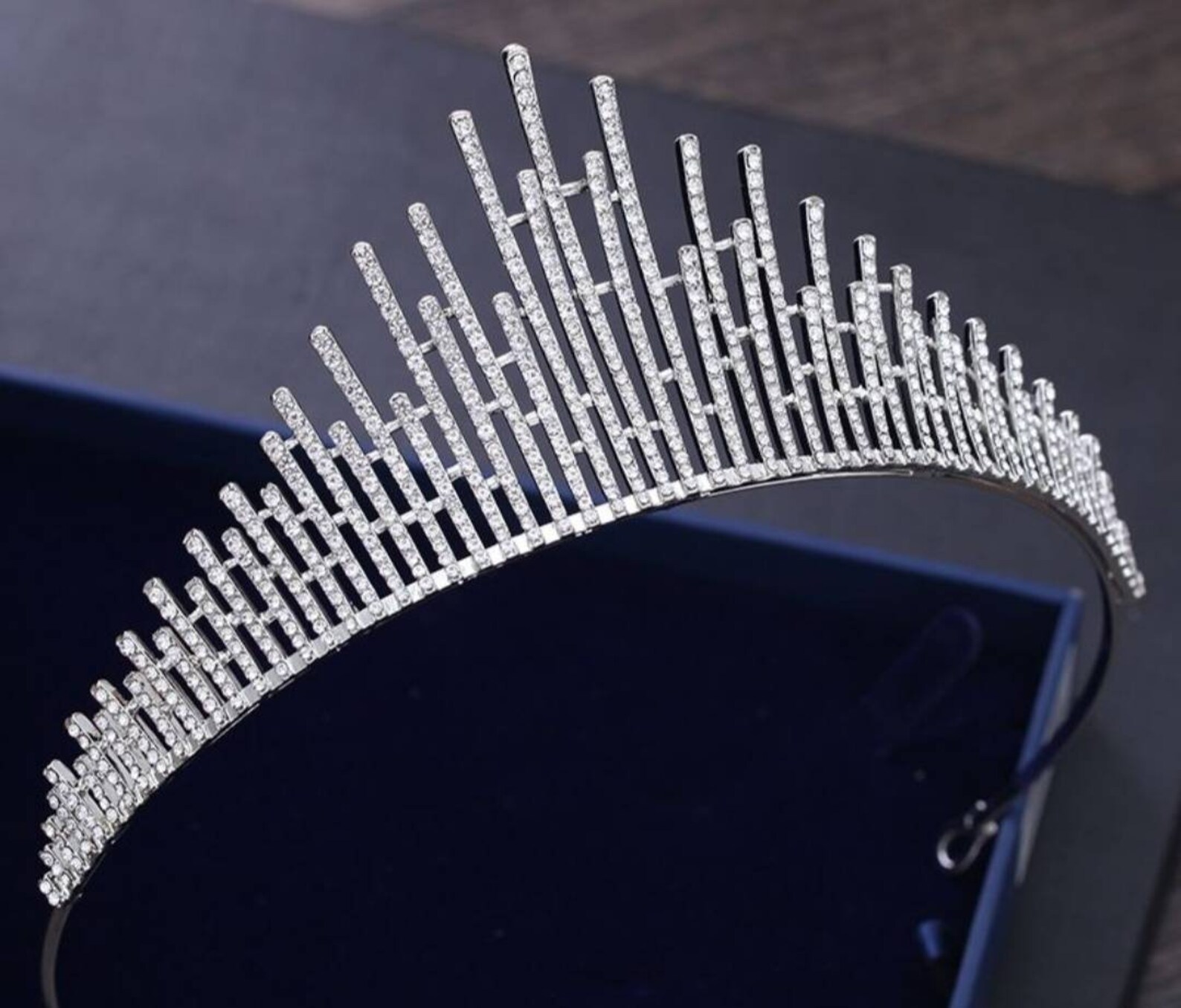 Victorian Rose Cut Diamond Tiaras 10.12ct Diamond silver | Etsy