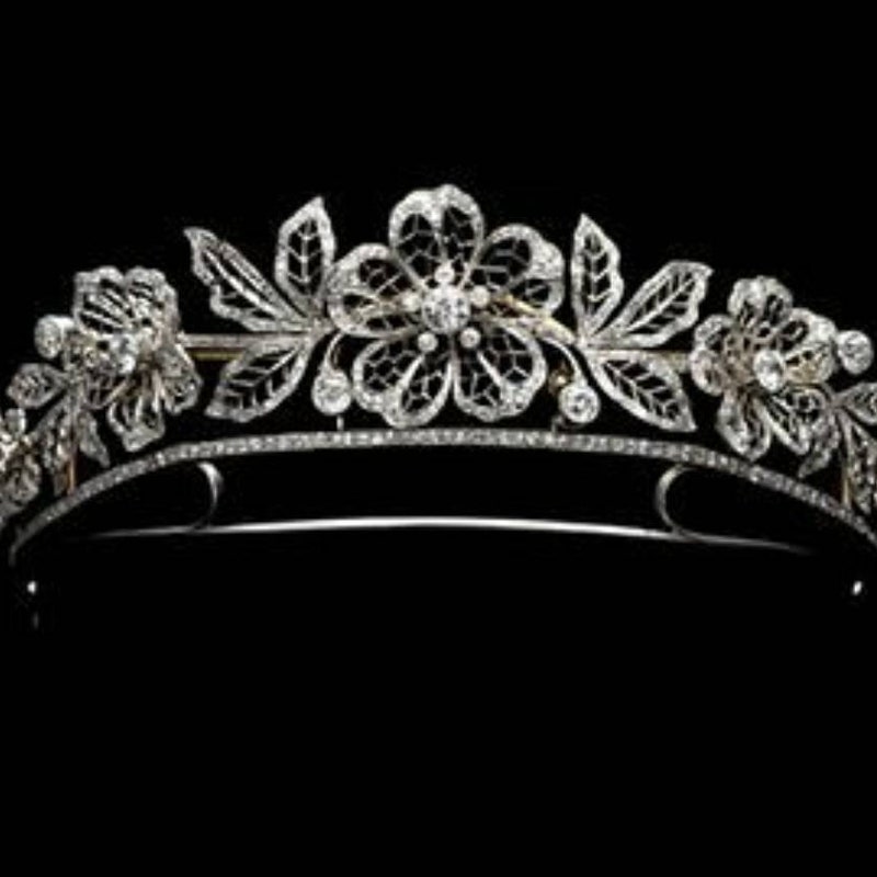 925 Sterling Silver Tiara - Etsy