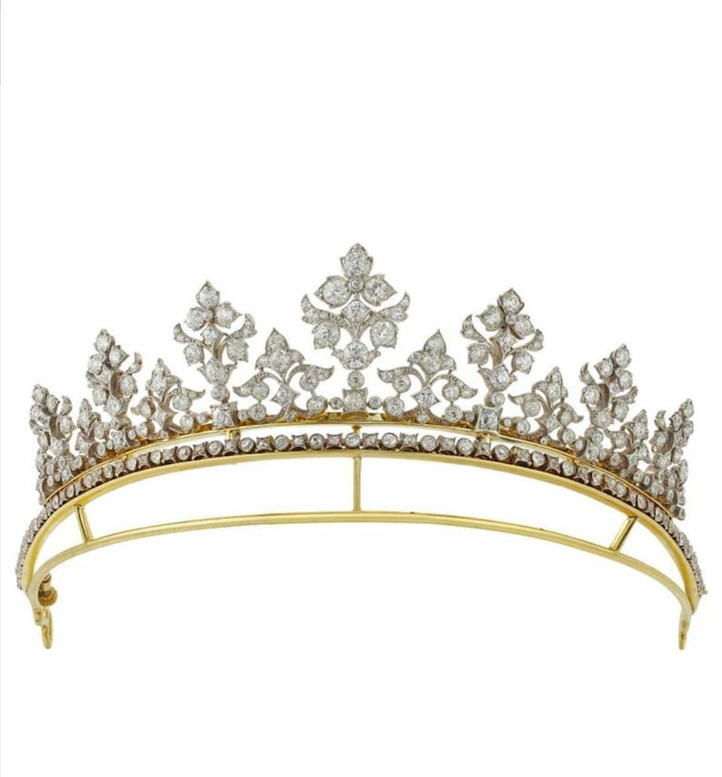 Victorian Tiaras, Silver Purity 92.5 ,handmade Tiaras/crown Wedding ...