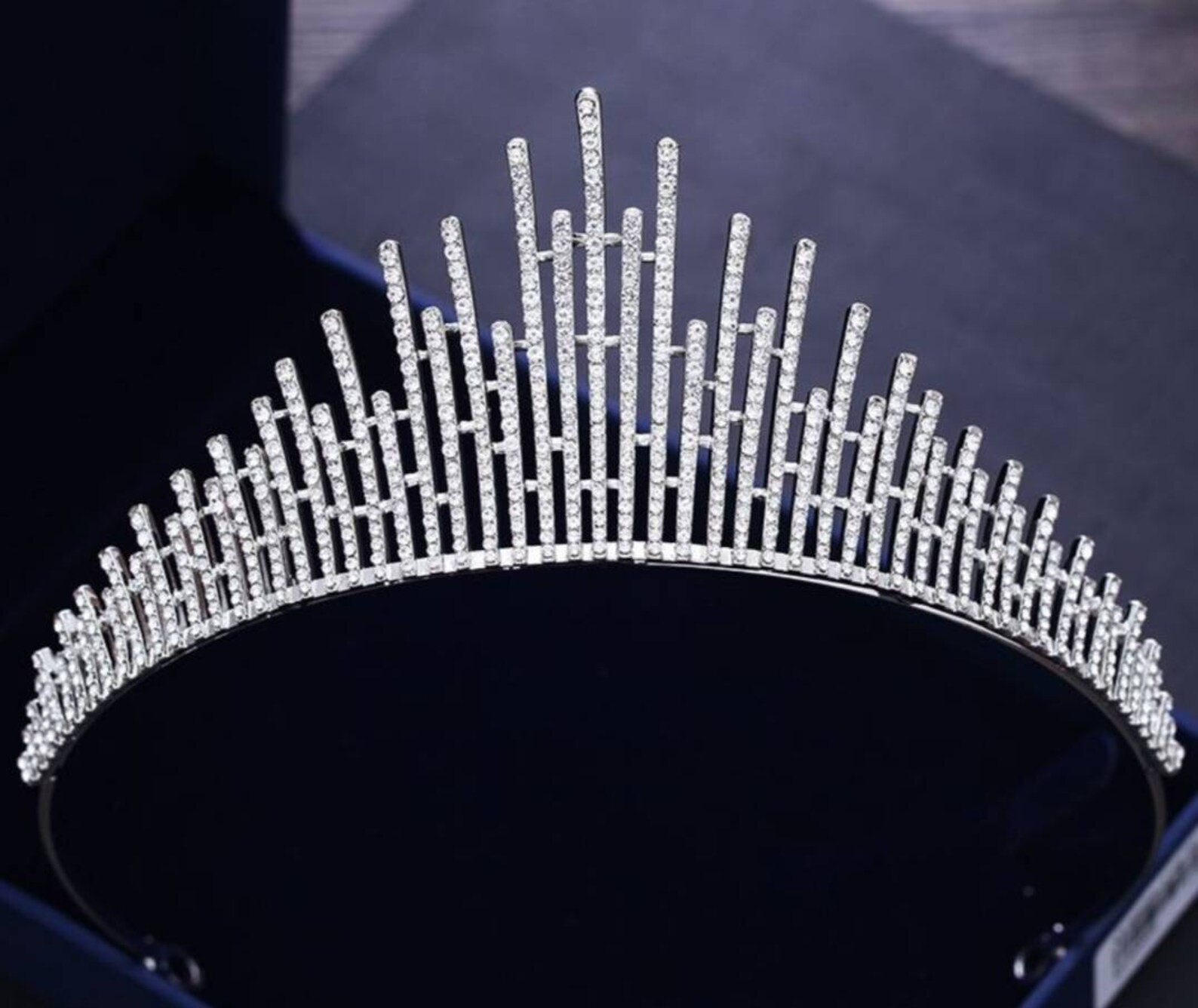 Victorian Rose Cut Diamond Tiaras 10.12ct Diamond silver | Etsy