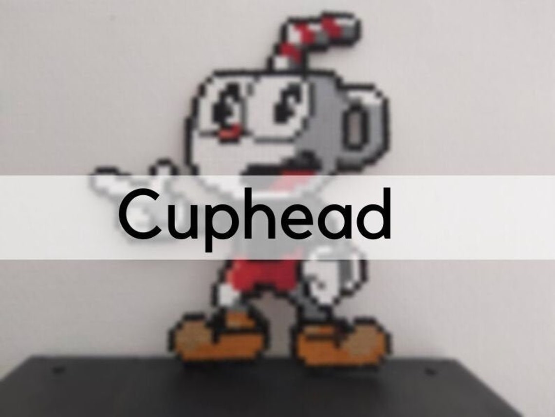Décoration murale Cuphead Sprite provenant du jeu vidéo - Etsy France