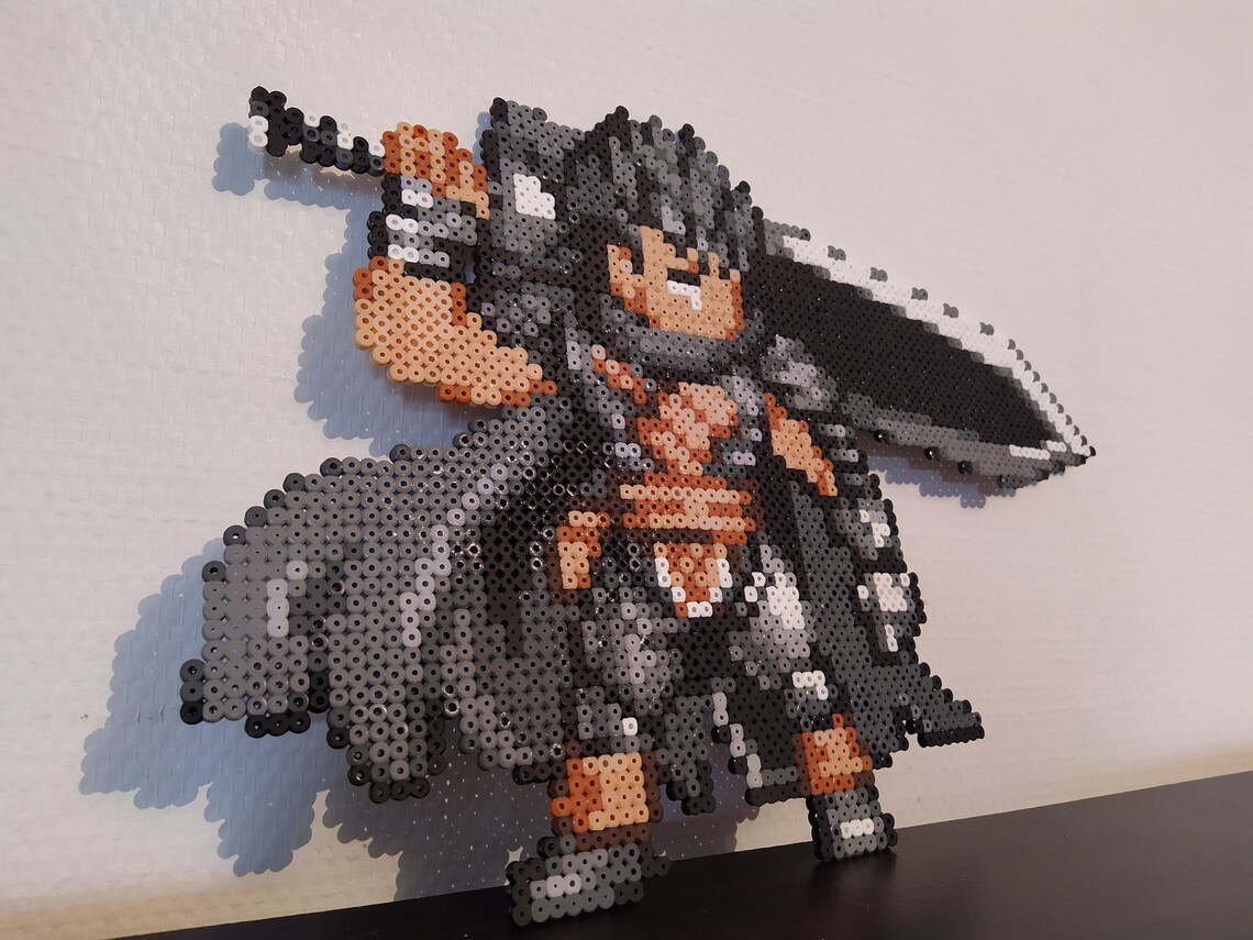 Wall Decoration Berserk Guts Sprite From the Video Game - Etsy