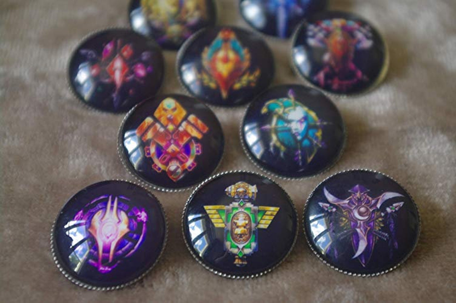 World of Warcraft Badge Race: Human Dwarf Night Elf | Etsy