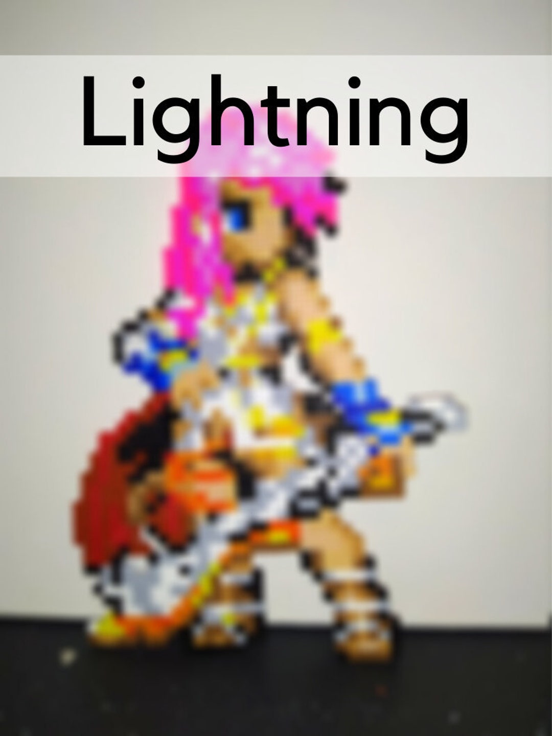Wall Decoration - Lightning Sprite From the Video Game Final Fantasy ...