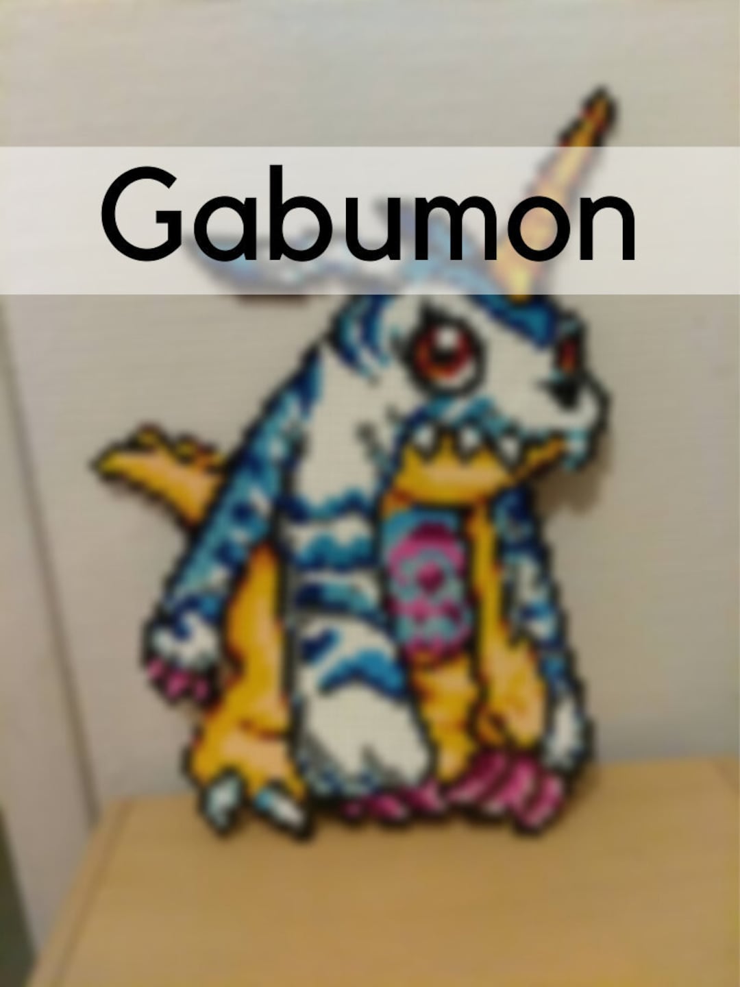 Wall Decoration Gabumon Sprite From Digimon Subject - Etsy