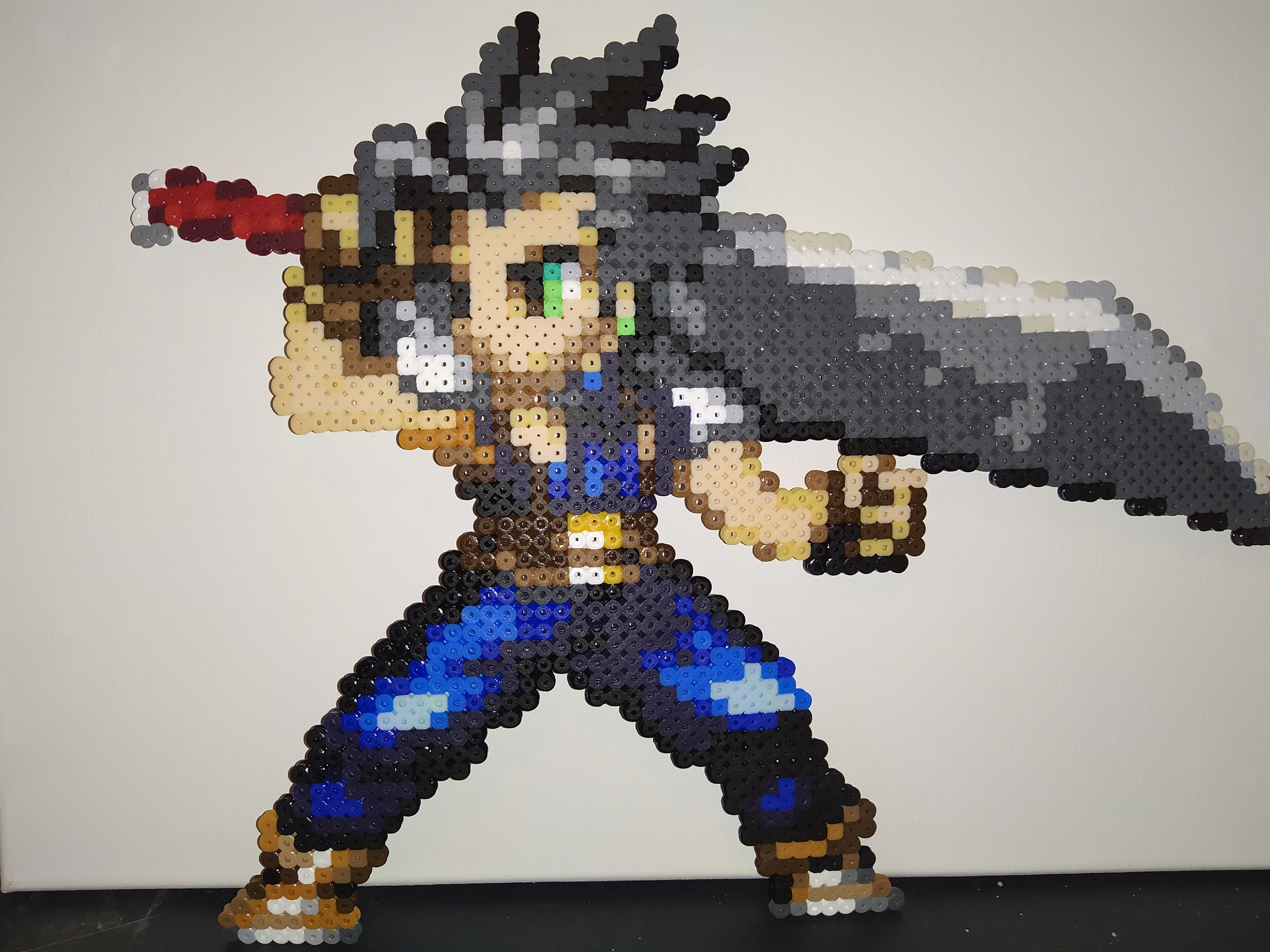 Decoración de paredes Zack Sprite del videojuego Final Fantasy ...