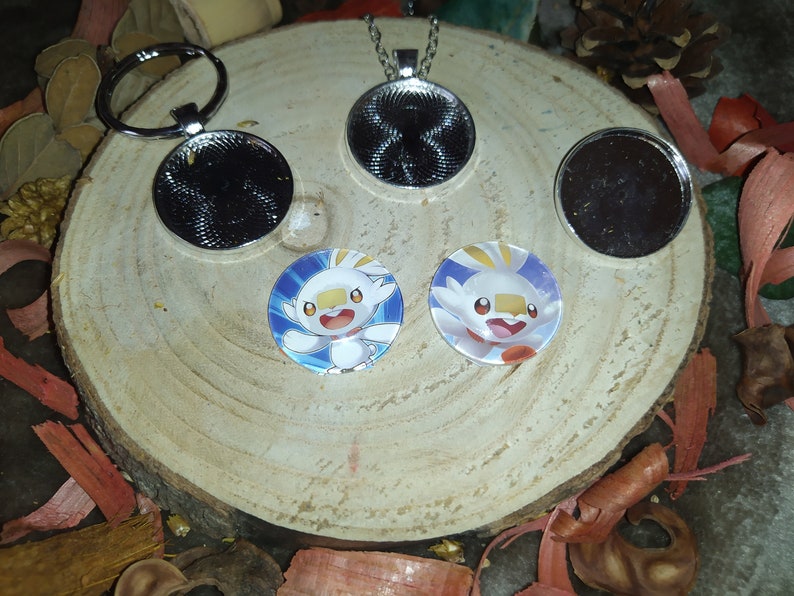 Pokemon 813 Pokémon Scorbunny Video Games Cabochon 20 | Etsy