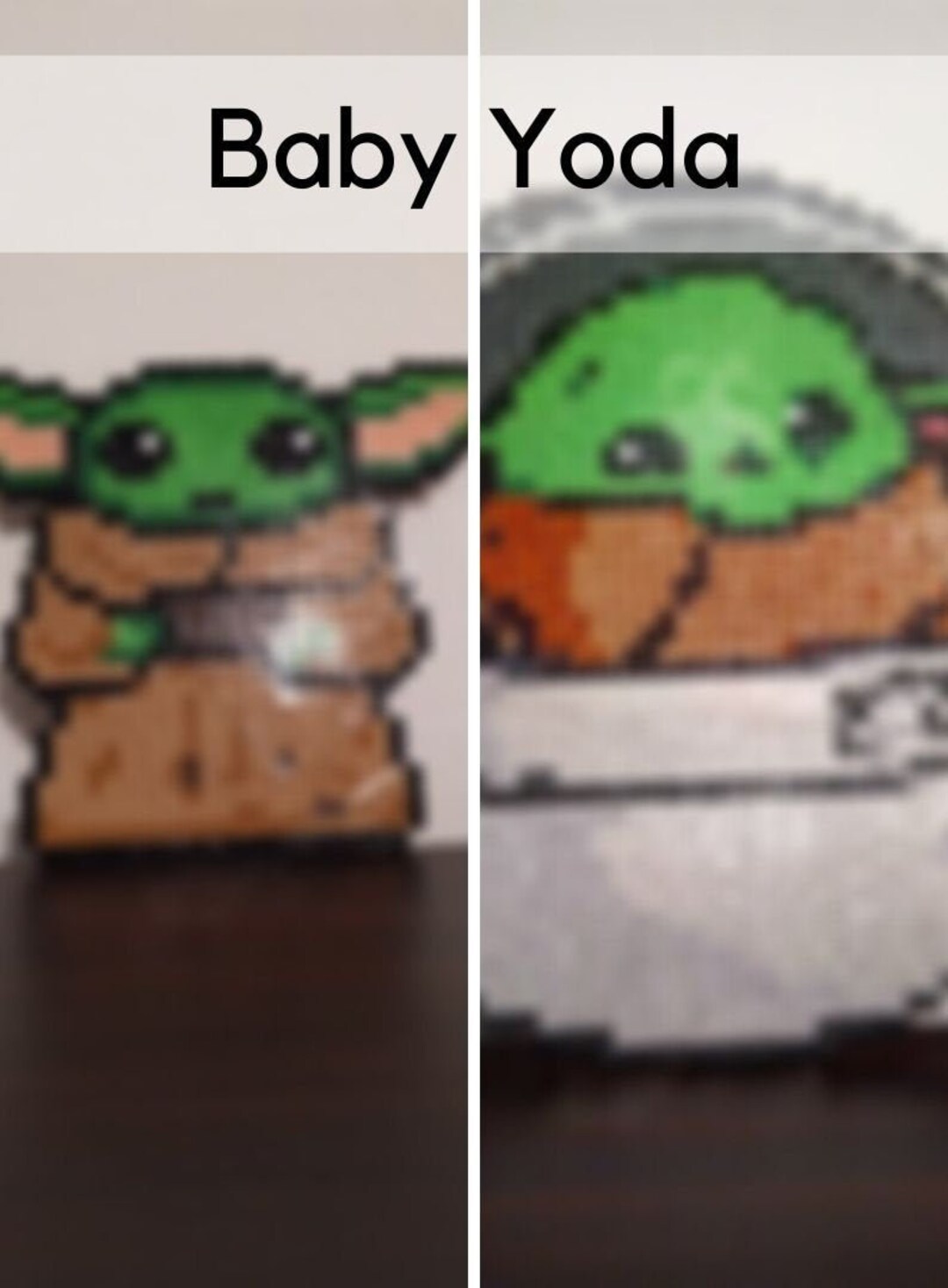 Decoración de pared Baby Yoda / BB Yoda Sprite de Star Wars / The ...