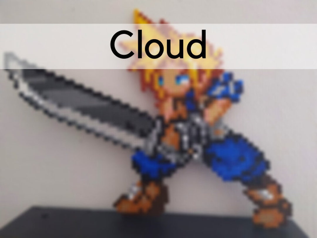 Wall Decoration Cloud Sprite From Final Fantasy Video Game Subject ...