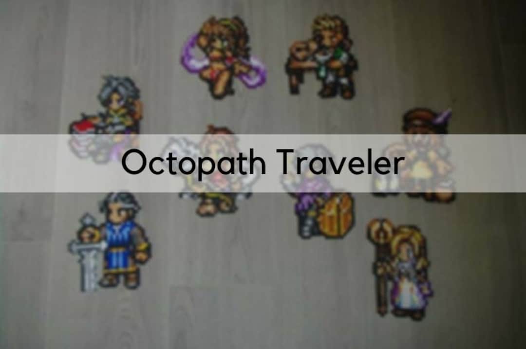 Wall Decoration Octopath Traveler Sprite From Video Game Subject ...