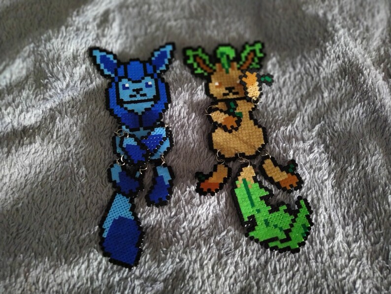 Ragdoll eeveelution Pokémon jeux video Pixel art et perles | Etsy