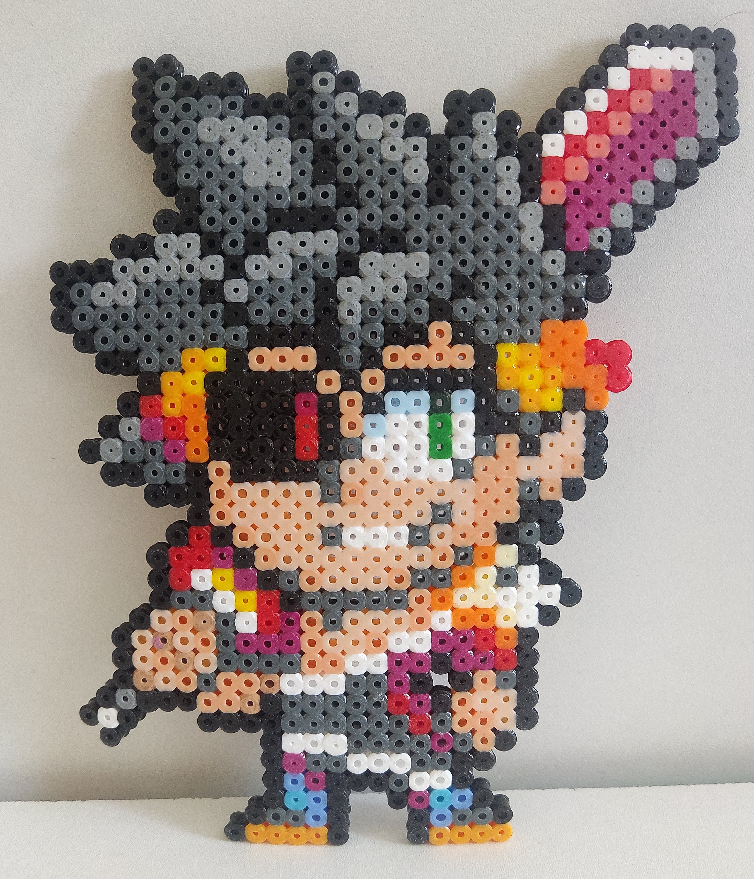 Wall Decoration Zagreus Hades Sprite From Video Games Pixel Art ...