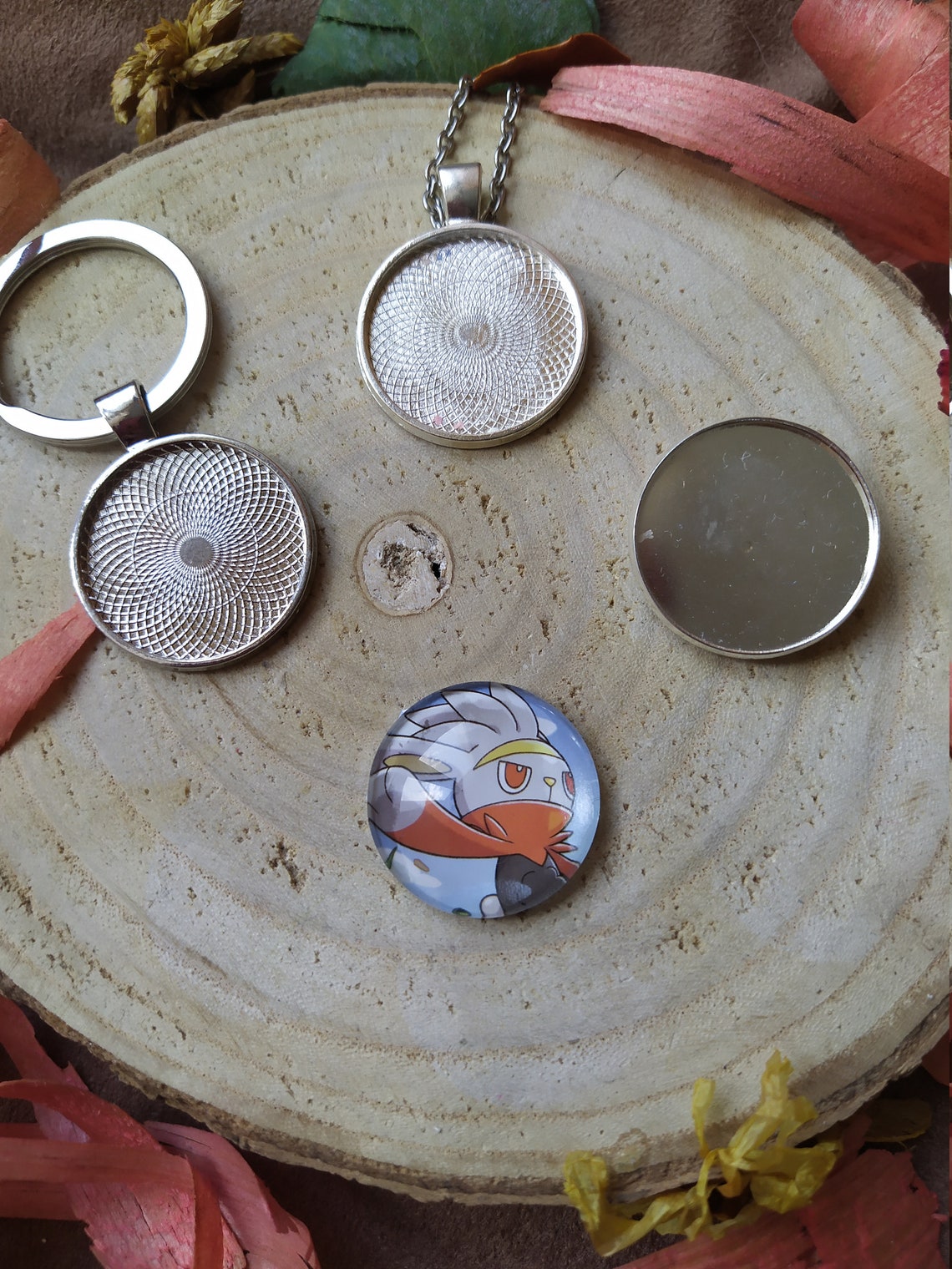 Pokemon 814 Raboot Pokemon Video Games Cabochon 25 Mm | Etsy