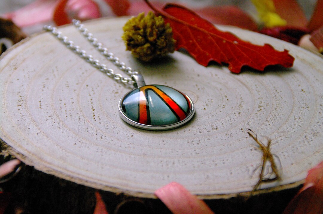 Borderlands Arch Necklace Video Games Cabochon 25 Mm Diameter Silver ...