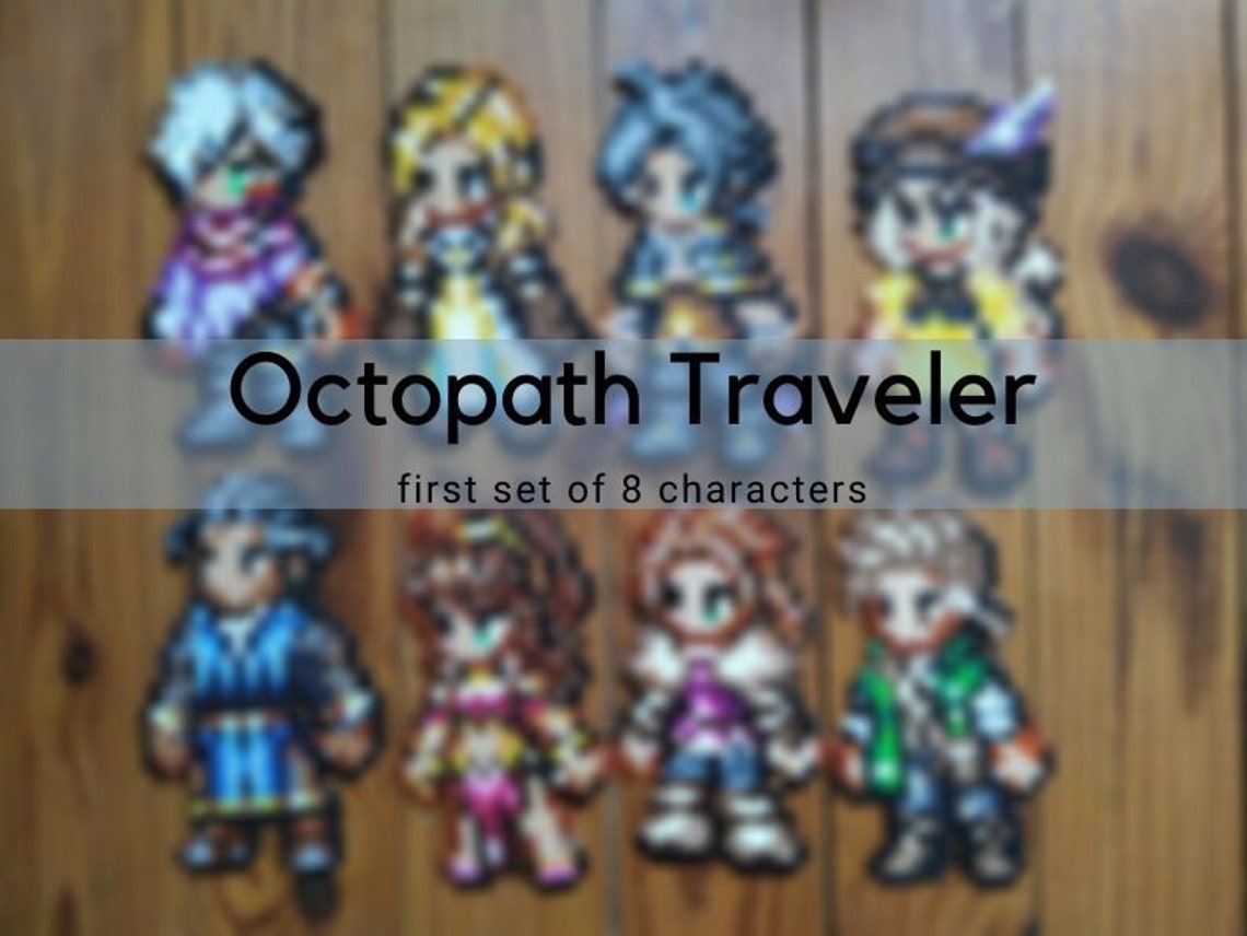 Wall Decoration Octopath Traveler Sprite From Video Game - Etsy Hong Kong