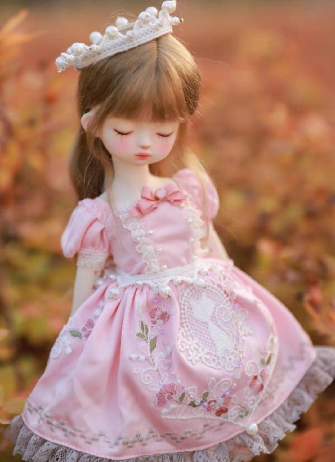 Cute Doll Dress 1/4 1/6 Bjd Clothes for Dolls,fashion Bjd Doll Clothes ...