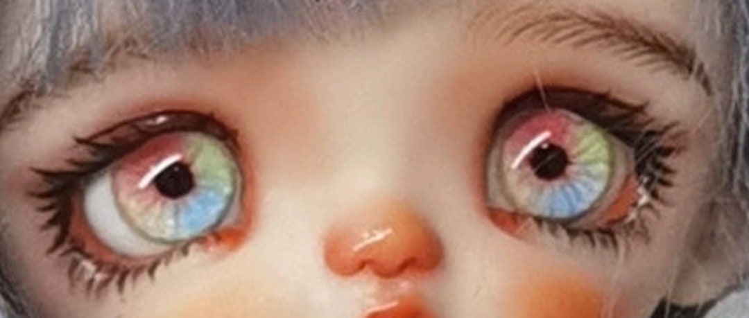 Colorful Mermaid Doll Eyes Realistic Eyes Bjd Eyes for 1/3 1/4 1/6 Bjd ...