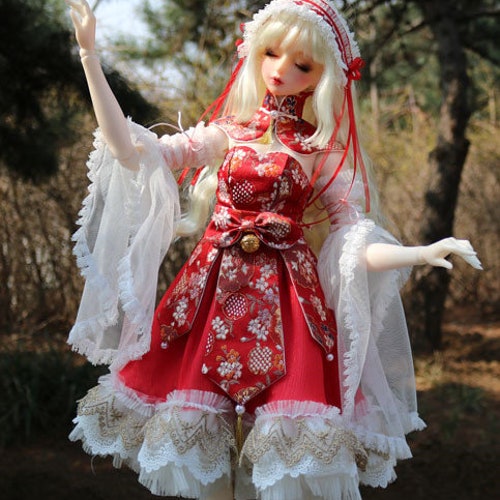 Wedding Dress Doll Clothesbjd Clothes for 1/6 1/4 1/3 Bjd - Etsy