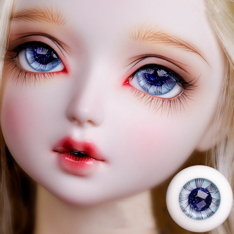 Realistic Glass Doll Eyes Blinking Bjd Eyessafety Craft Eyes Etsy