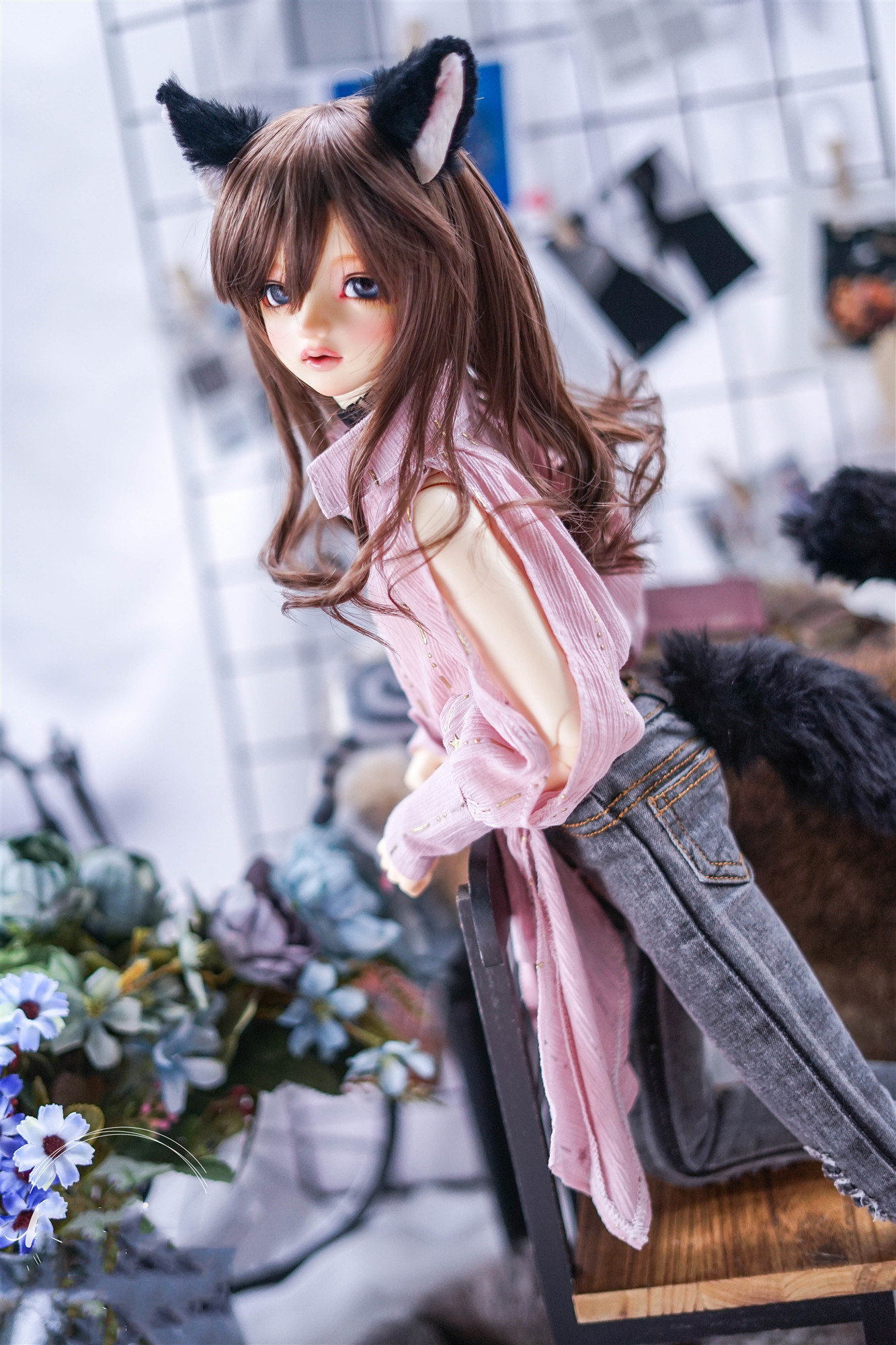 SD BJD MSD Clothes for Dolls 1/4 1/3 Doll Shirt Pink Green Boy - Etsy