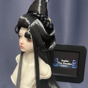 Custom Doll Wigs,black Wigs,long Doll Hair,1/3 1/4 Bjd Wig for Doll ...