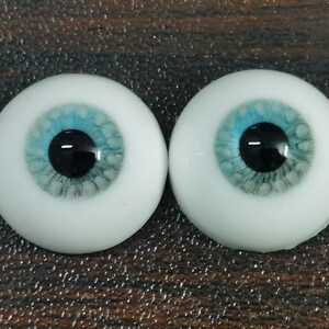 Realistic Resin Doll Eyesblue Eyes16mm 14mm 12mm Bjd - Etsy
