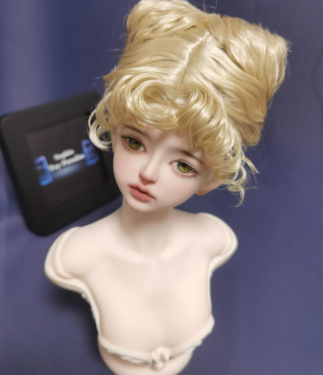 1/3 Bjd Wig 8-9'' Doll Hair,cute Doll Wig Curly Wig,5 Colors Bjd Doll ...