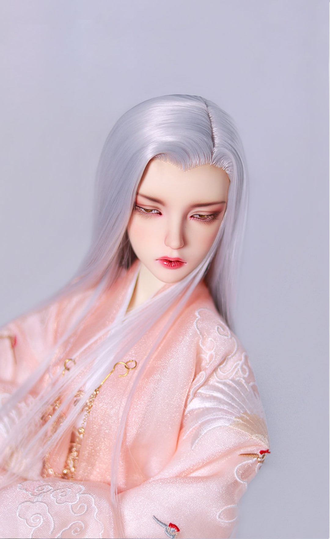 BJD Wig 8-9 Inch 5 Colors to Choose 1/3 BJD Doll Wig Fashion Long Hair ...