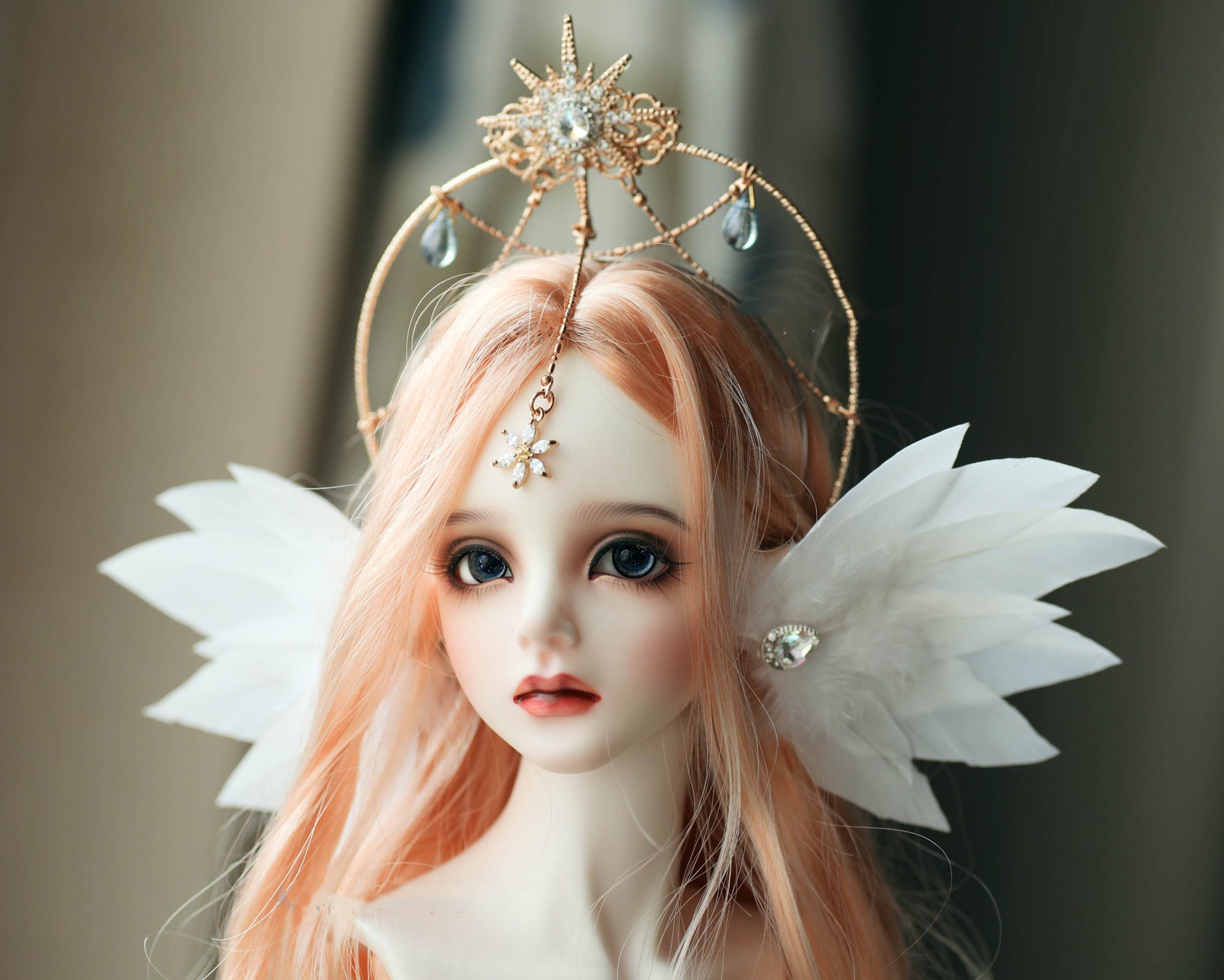 Fashion Doll Crown Princess Crown 1/6 1/4 1/3 Bjd Headdress - Etsy