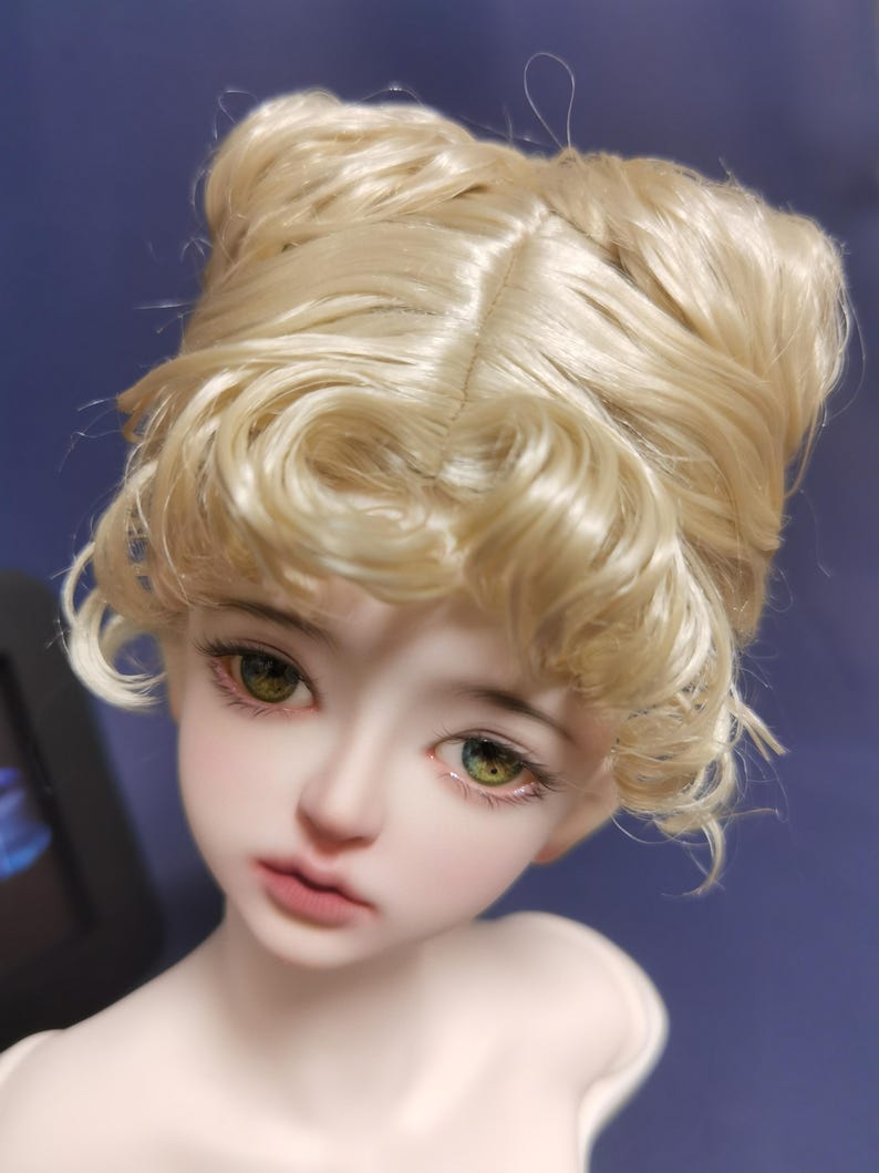 1/3 Bjd Wig 8-9'' Doll Hair,cute Doll Wig Curly Wig,5 Colors Bjd Doll ...