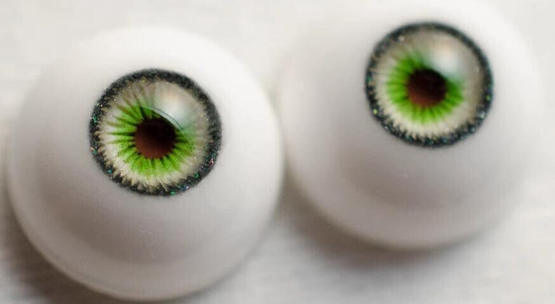 Realistic Doll Eyes Resin Green Eyes,safety Eyes Craft Eyes,,1/3 1/4 1/ ...