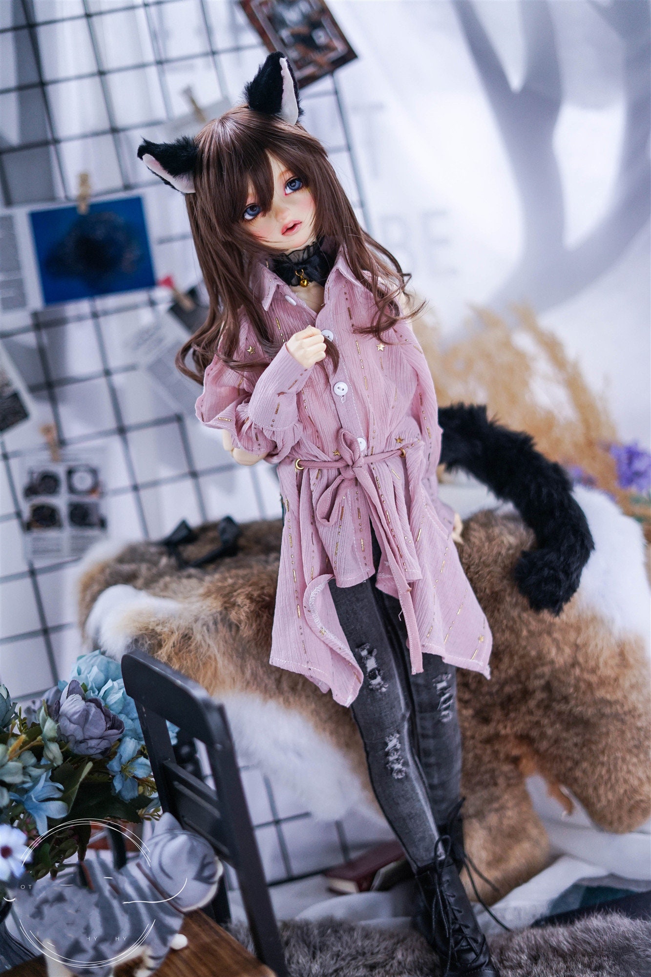 SD BJD MSD Clothes for Dolls 1/4 1/3 Doll Shirt Pink Green Boy - Etsy