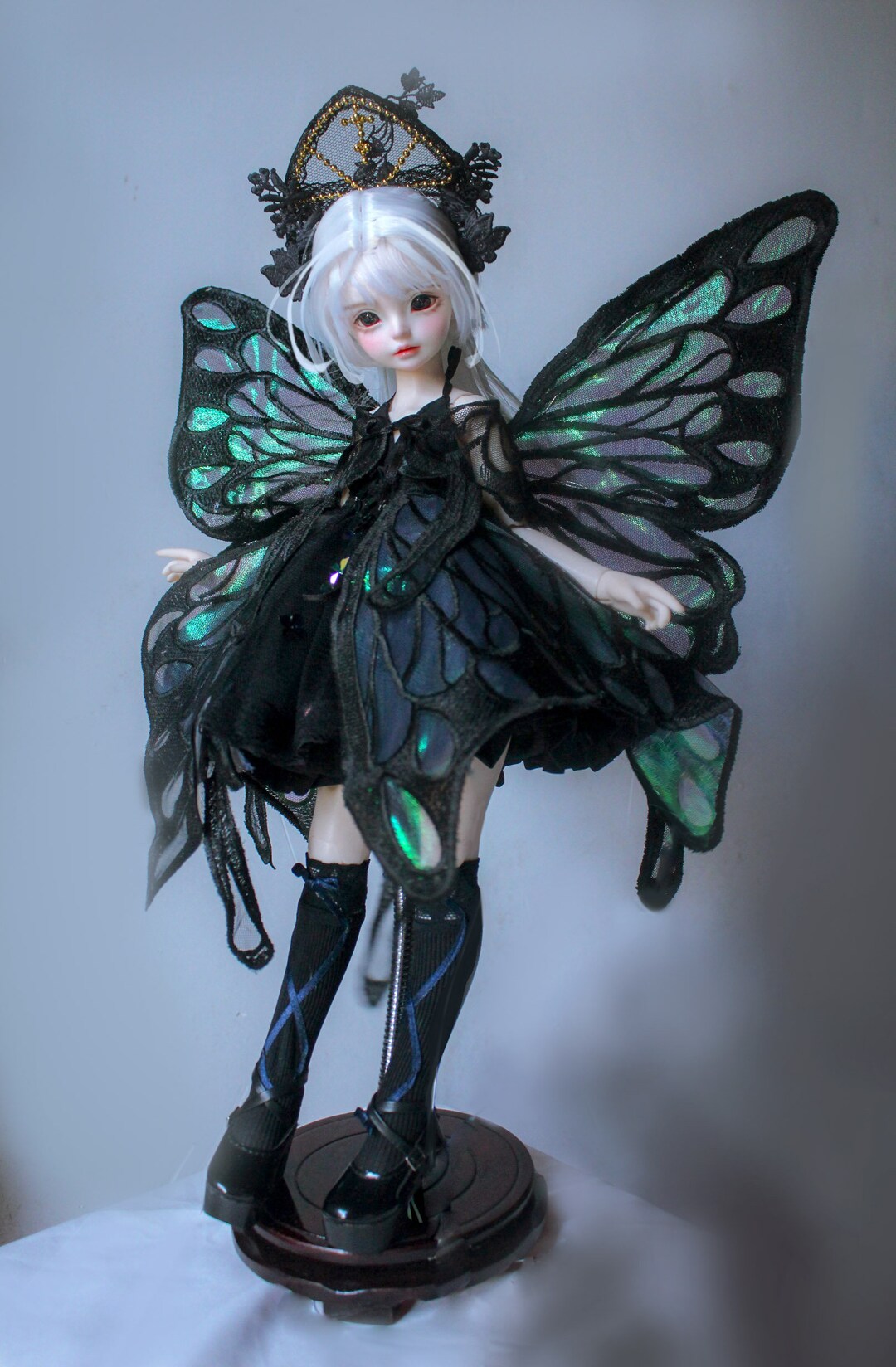Butterfly Elf Dress Doll Clothes,1/4 1/6 Bjd Clothes for Blyth/yosd ...