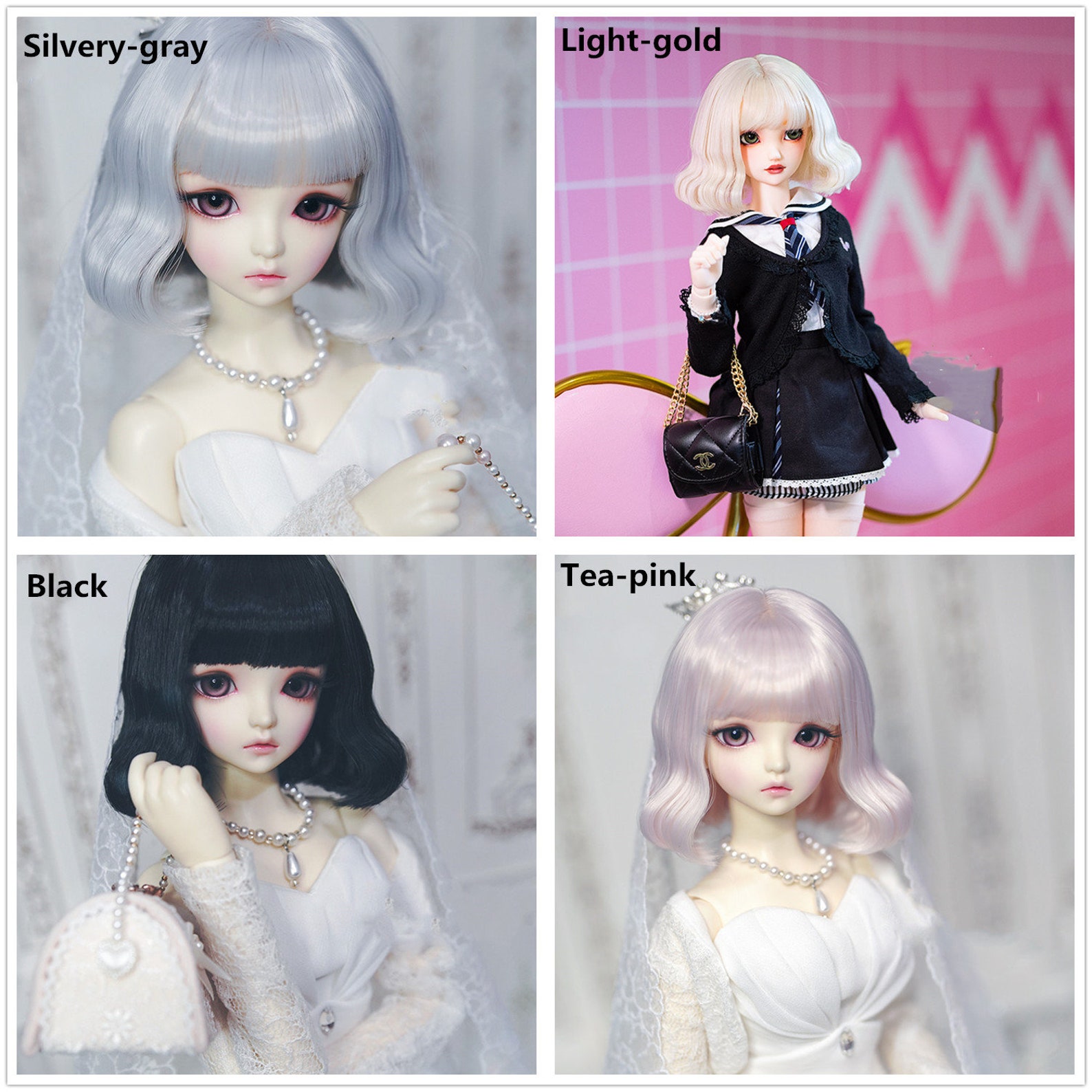 1/6 1/4 1/3 BJD Wig for SD MSD Mdd Dd Yosd Blythe Doll | Etsy