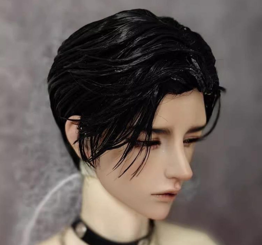 1/4 1/3 Bjd Wig Short Black Wine-red Blonde Brown Hair Bjd SD Msd - Etsy