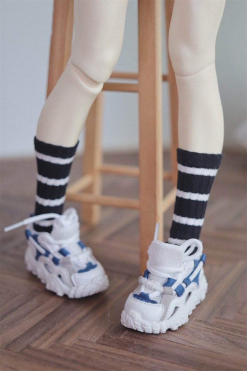 Miniature Doll Shoes Gym Shoes 1/4 1/3 Uncle Shoes for Bjd Doll or 70cm ...