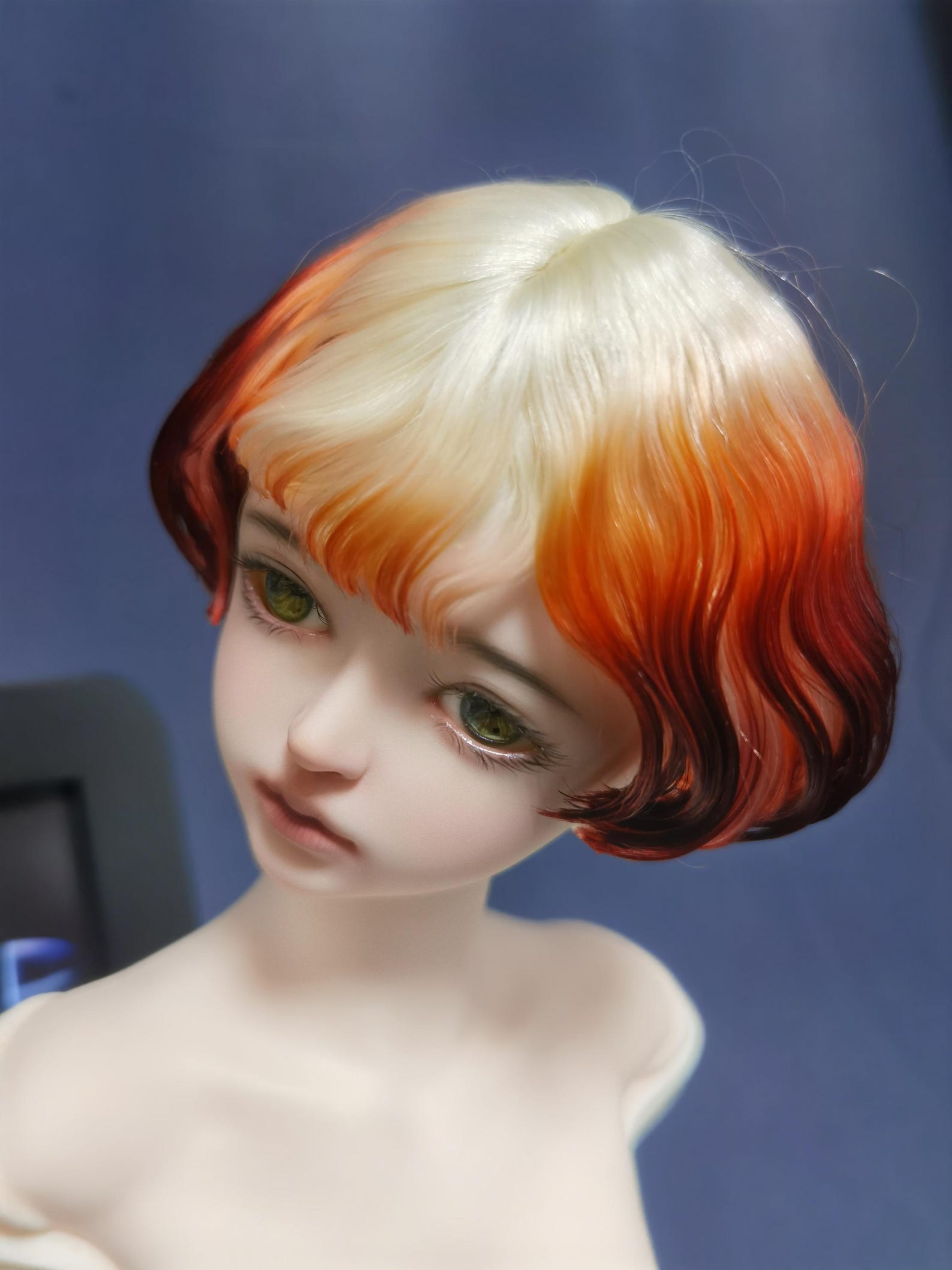 1/2 1/3 1/4 1/6 Bjd Mohair Wig,cool Short Doll Hair Bjd Wig for Dolls ...