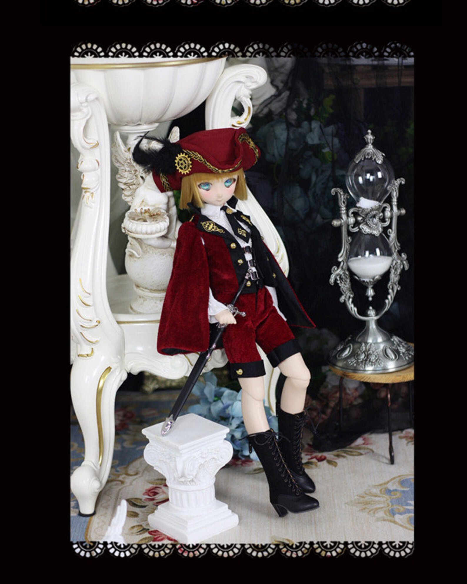 Knight Costume Cosplay Doll Clothes,custom Bjd Clothes,1/4 Bjd Formal ...