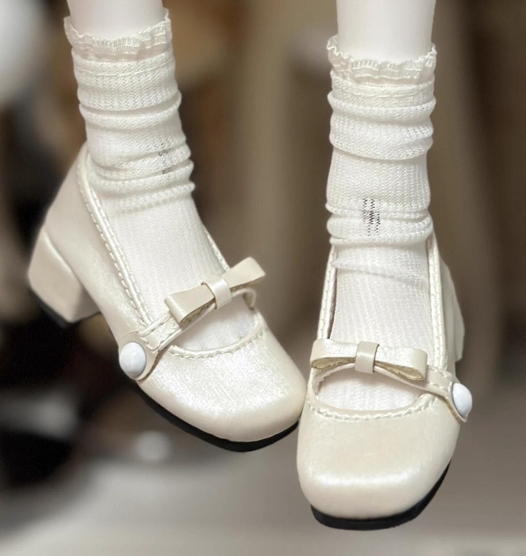 Adorable Square Toe Doll Shoes - Miniature Leather Shoes for Bjd Dolls ...