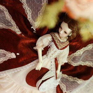 Medieval Victorian Bjd Dress,ball Jointed Doll Clothes for 1/3 1/4 Bjd ...