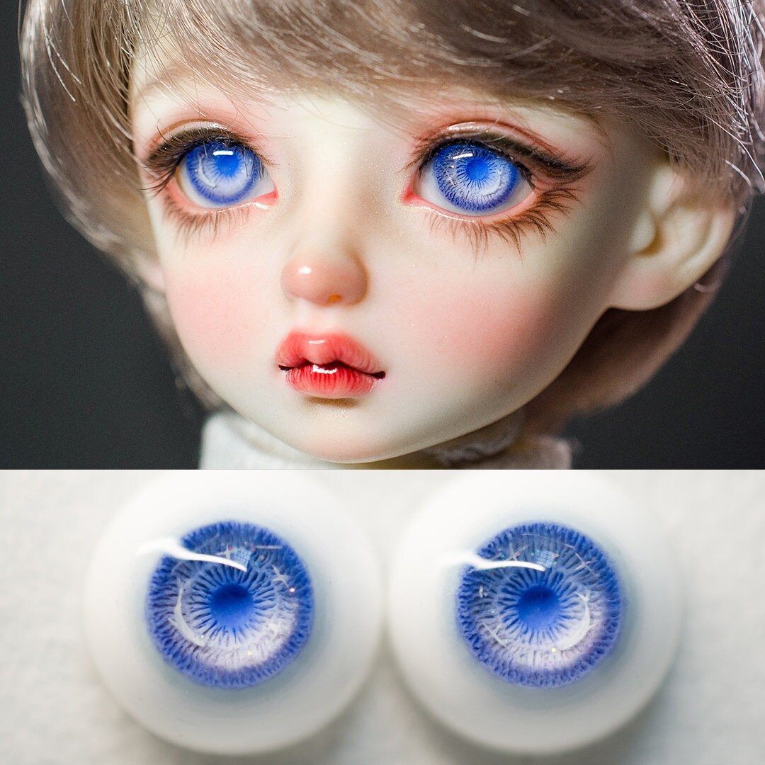 Dolphin Bay Blue-purple Doll Eyesrealistic Eyes Bjd Eyes 10mm - Etsy