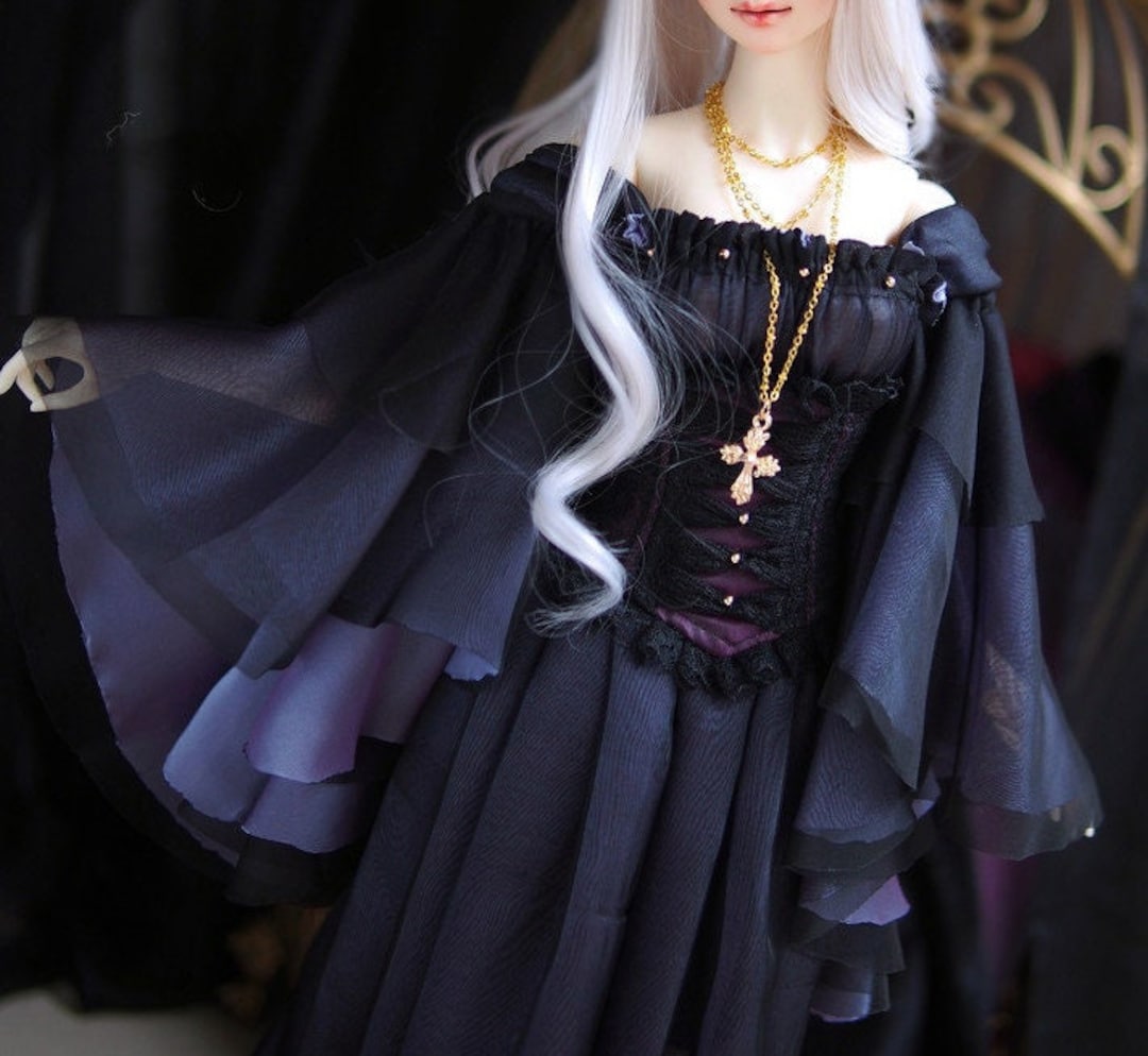 Doll Dress Witch Dress 1/3 BJD Clothes for Bjd Girl Doll Accessories ...